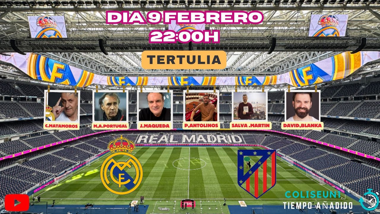 TERTULIA PRO REAL MADRID-AT.MADRID - YouTube