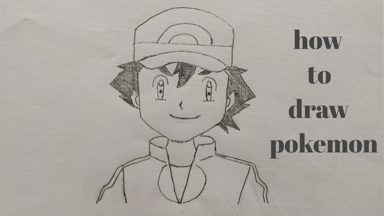 how to draw pokemon step by step | pencil drawing - YouTube