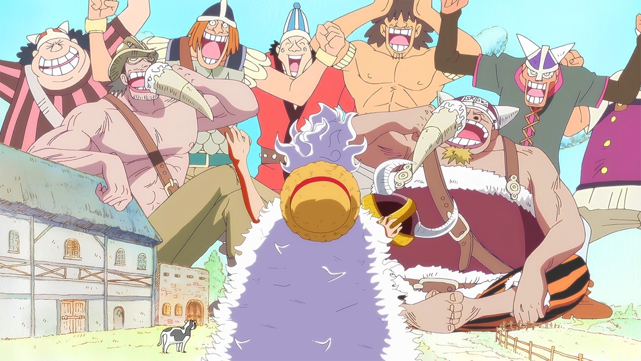 The Reaction of the Giants of Elbaf Upon Discovering that Luffy is ...