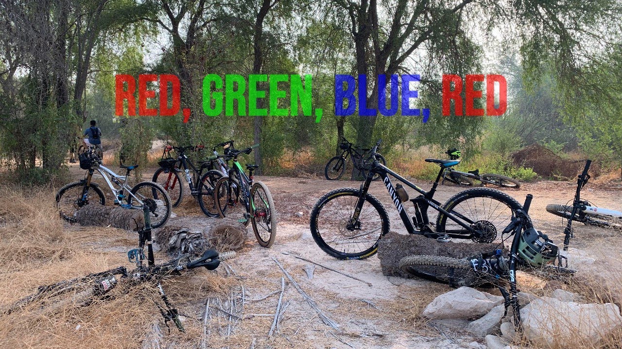 This Ride's Color Combo in Mushrif Park MTB Trail with Friends - YouTube