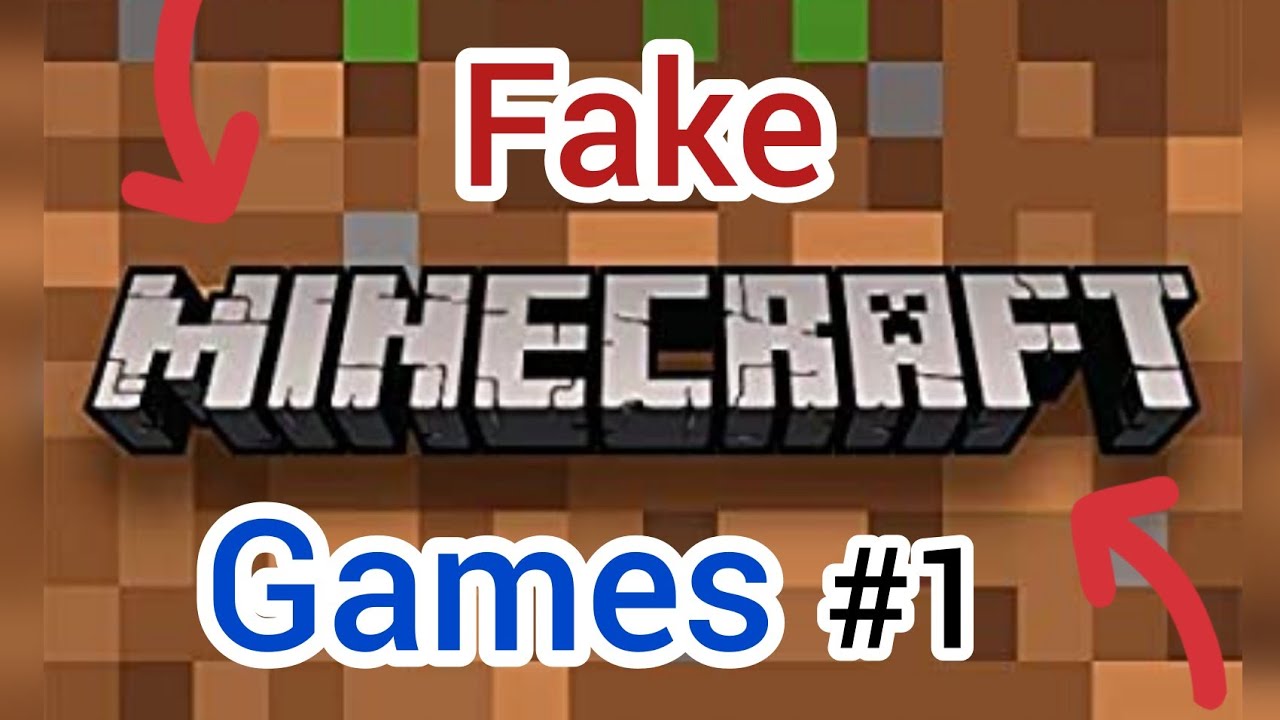 Fake Minecraft games #1 - YouTube