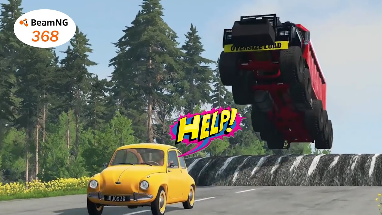 BeamNG.Drive Best Moments #24 // Cars VS Physics #beamng #beamngdrive # ...