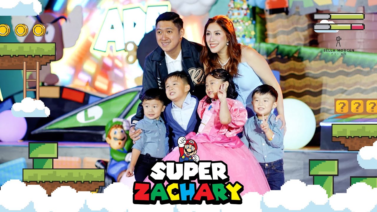 Super Mario themed Kiddie Party with Indoor Arcade 🎮 Bella Morcen Films ...