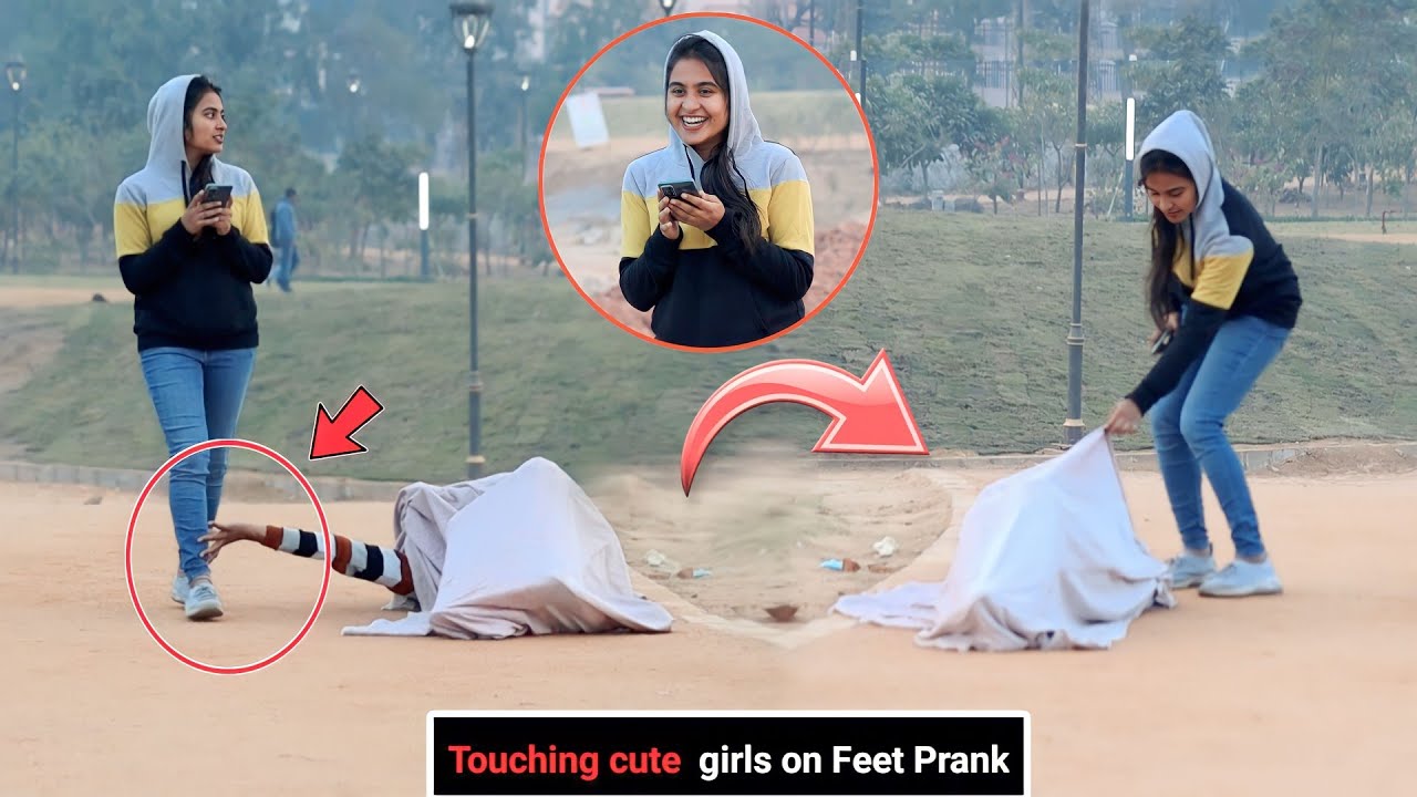 Touching cute girls on Feet Prank | part 2 | funny Reactions | Epic ...