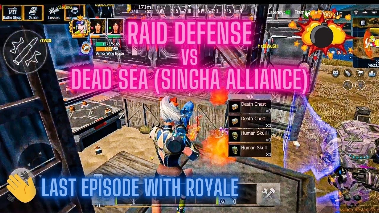 MY FINALE EPISODE AT ROYALE / RAID DEFENSE VS DEAD SEA CLAN ( SINGHA ALLIANCE ) / PART 3 - YouTube