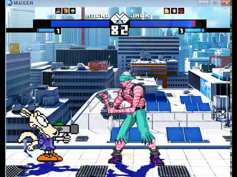 Mugen Arcade: The adventures of Rocko and his friends !! - YouTube