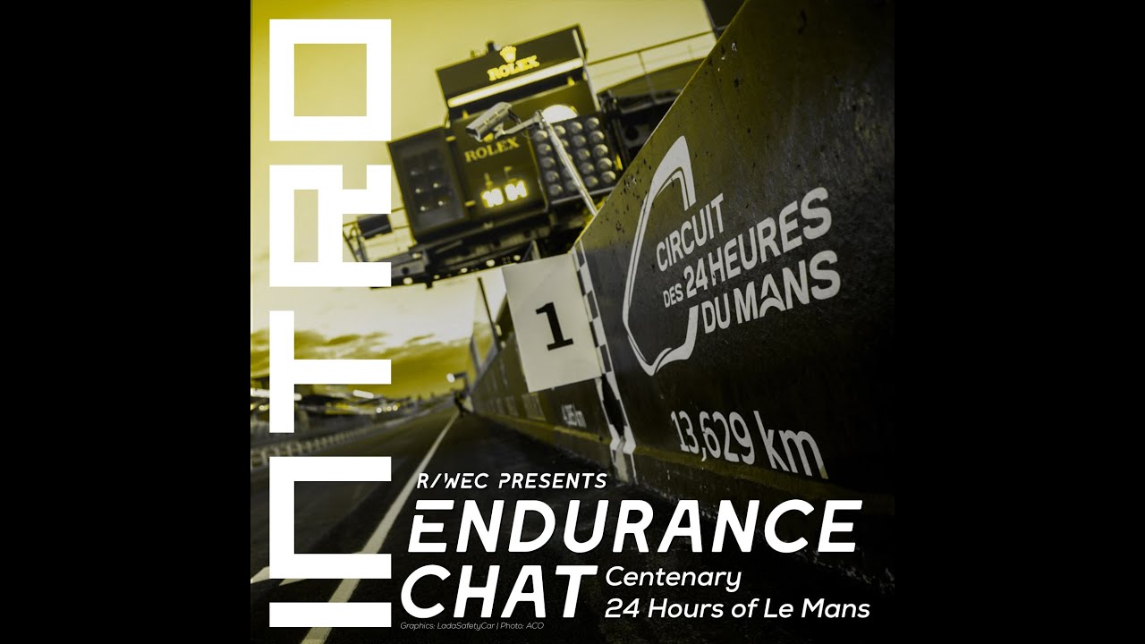 The Endurance Chat Pre-Pre Race Show for the Centenary 24 Hours of Le ...