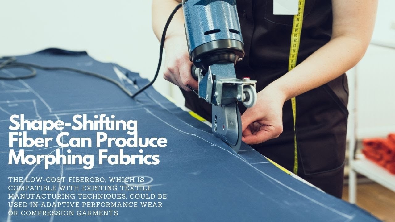 Shape-shifting fiber can produce morphing fabrics - YouTube