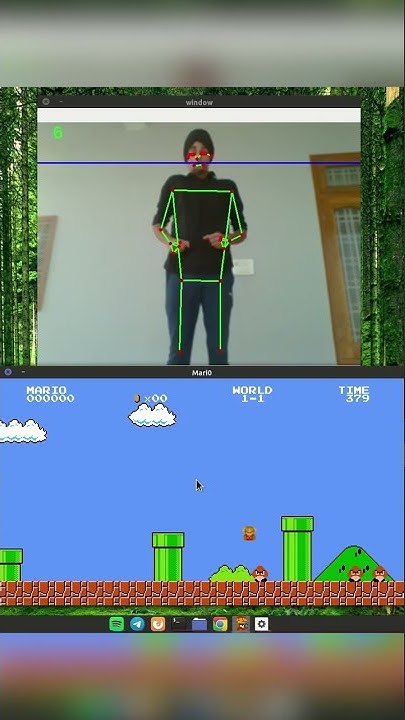 Playing mario using python and mediapipe #python #shorts - YouTube
