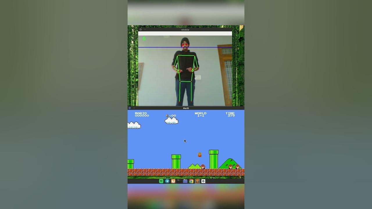 Playing mario using python and mediapipe #python #shorts - YouTube