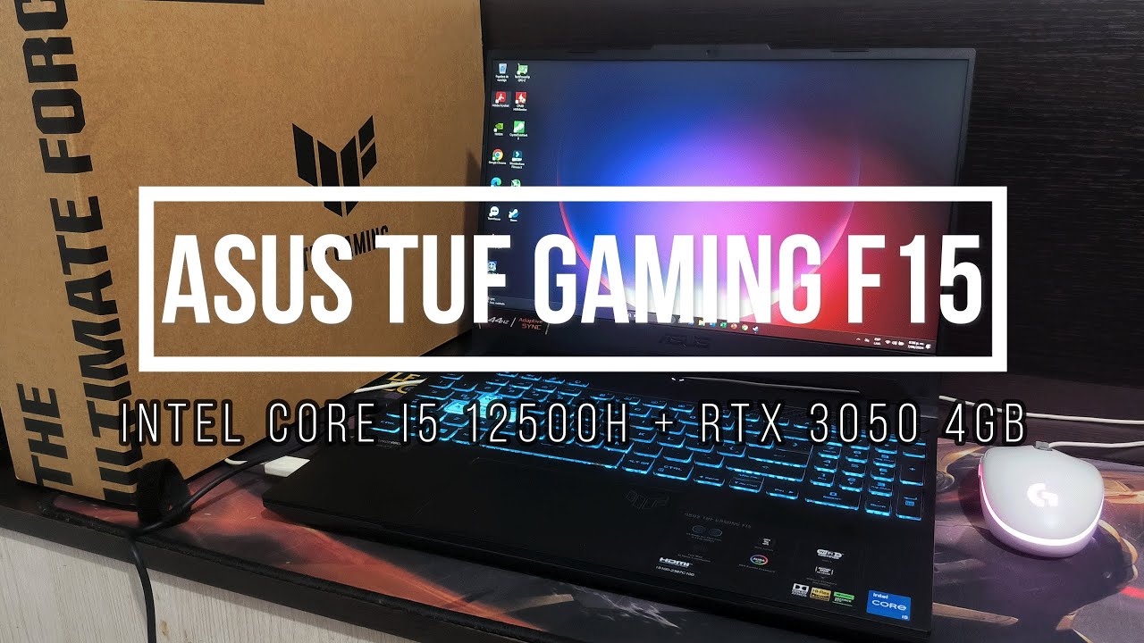 ASUS TUF GAMING F15 | RTX 3050 4GB + Intel core i5 12500H | Test in ...