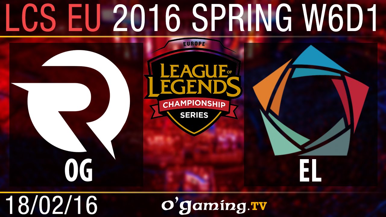 Elements vs Origen - LCS EU Spring Split 2016 - W6D1 - YouTube