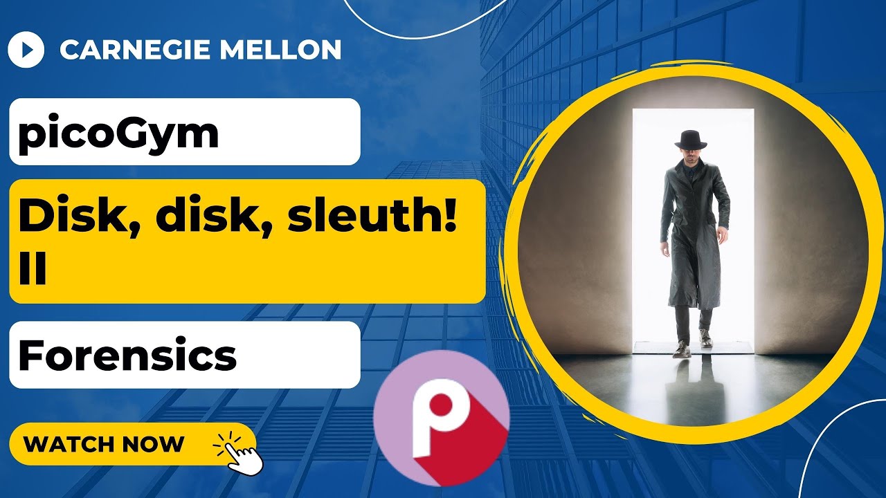 Picogym Picoctf Exercise Disk Disk Sleuth Ii Youtube