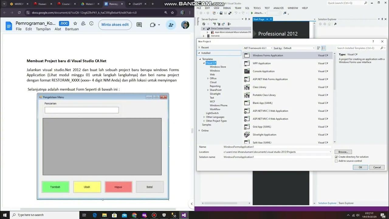 PK2 - MEMBUAT BASIS DATA DI SQL SERVER - MODUL PERTEMUAN 2 - YouTube