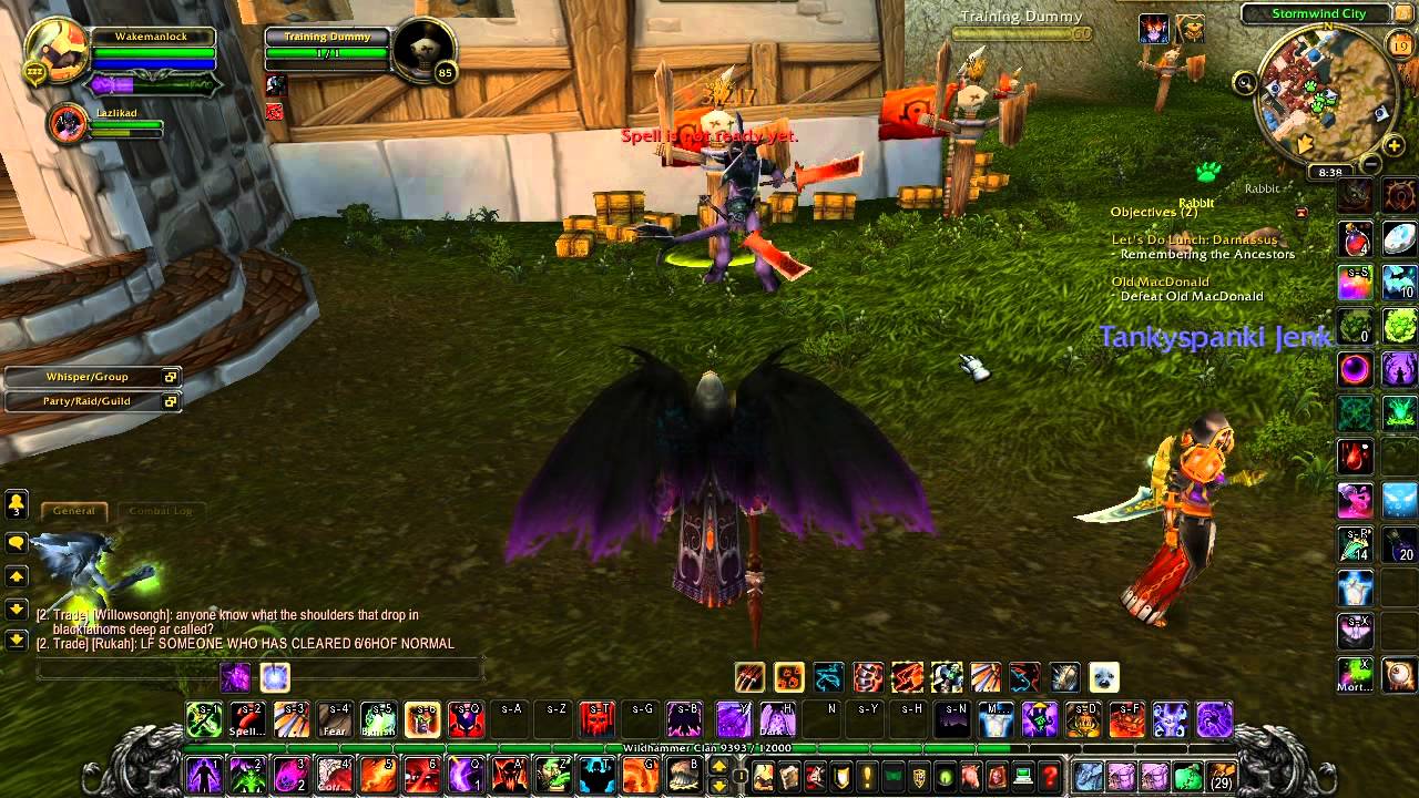 World of Warcraft Warlock Metamorphosis and Dark Apotheosis - YouTube