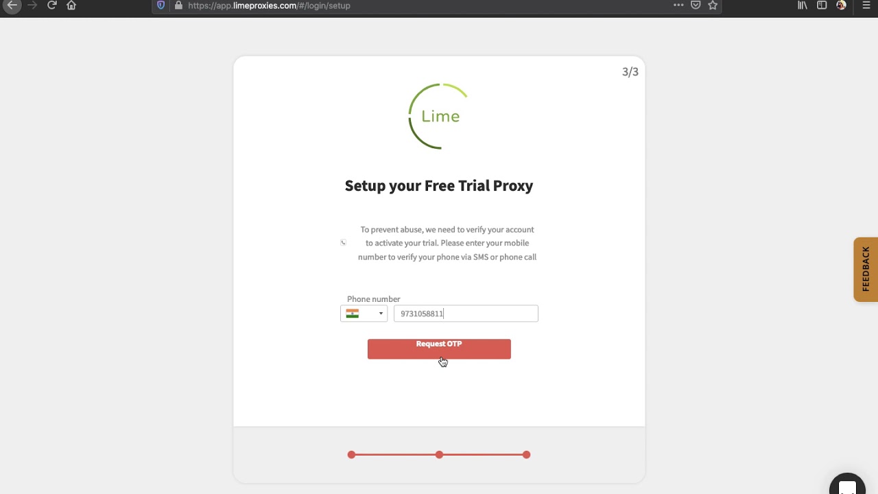 How to setup a new trial proxy - YouTube