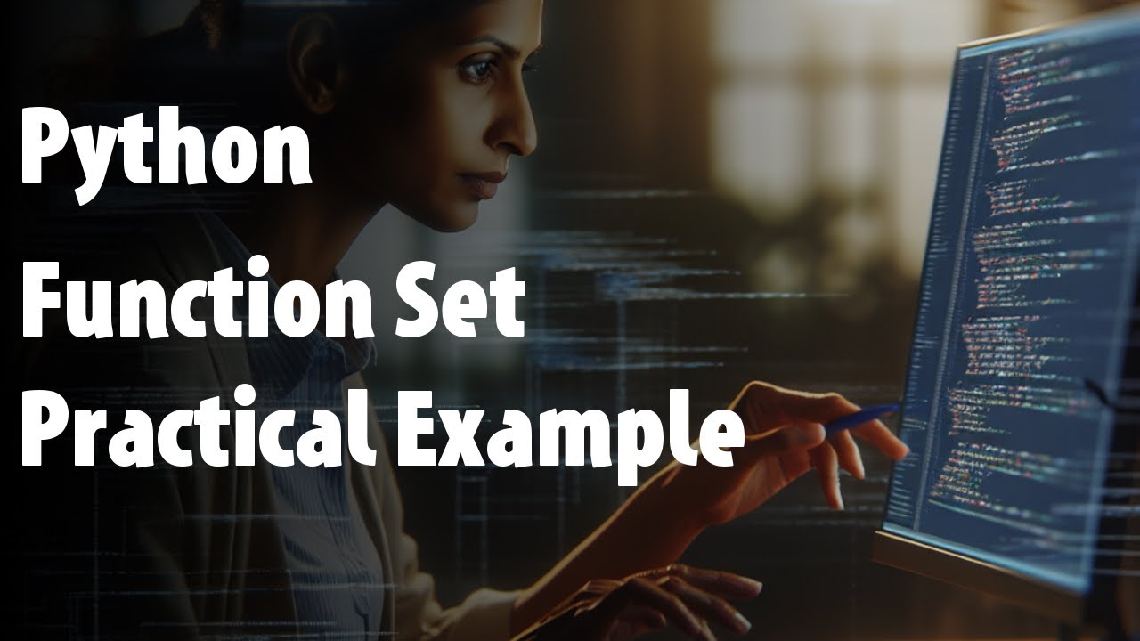 How To Use Function Set In Python With Practical Example Youtube
