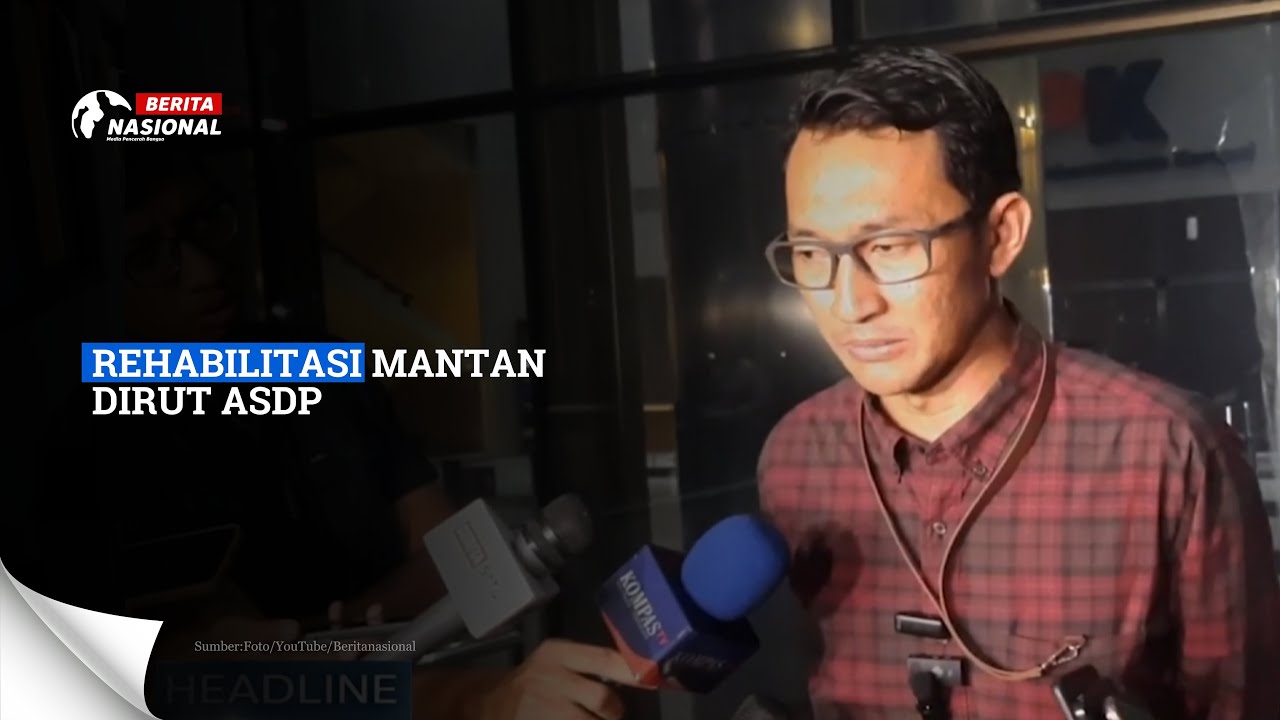Rehabilitasi Mantan Dirut ASDP - YouTube