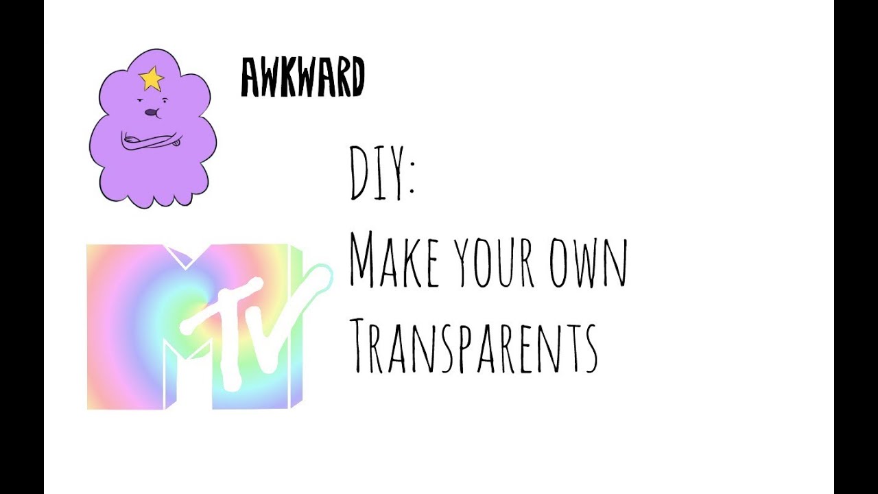 How to make a Transparent - YouTube