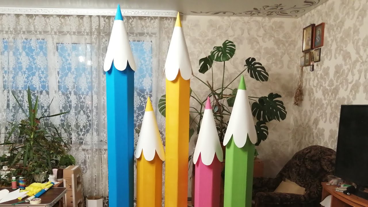 ФОТОЗОНА И РОСТОВЫЕ КАРАНДАШИ ДОДЕЛАНЫ - YouTube