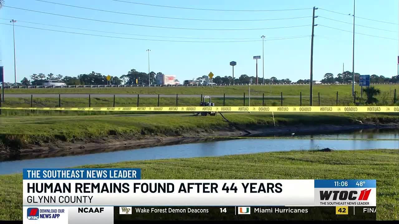 Unidentified human remains found after 44 years in Glynn Co. - YouTube