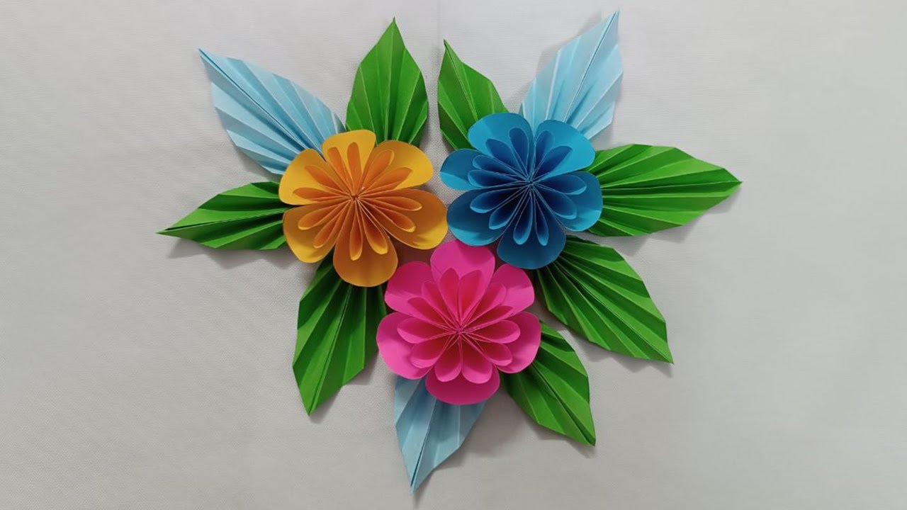 Origami flowers easy tutorial more beautiful than real flowers ...