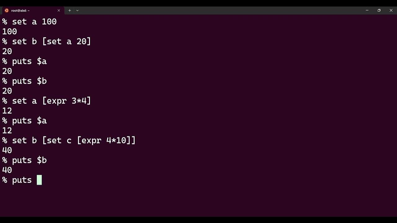 6.command substitution - YouTube