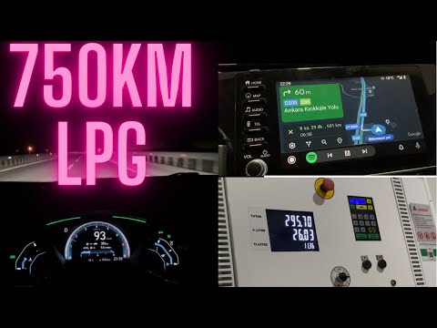 2021 Honda Civic ECO Elegance 1.6i-Vtec LPG Uzun Yol Tüketim Testi I Ankara-Trabzon 720km Ekonomik?