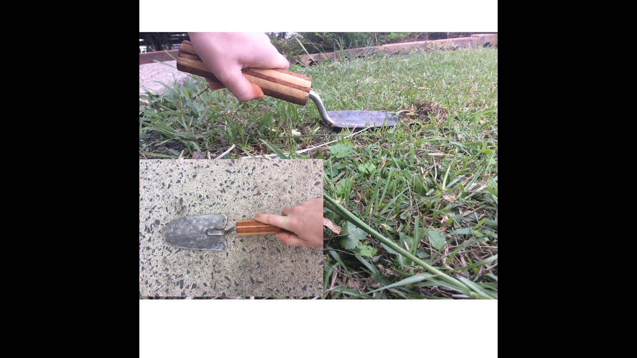 How to restore a rusted old trowel with a new wooden handle. - YouTube
