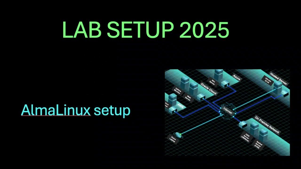 Lab Setup 2025 - Alma Linux Part 1 - YouTube