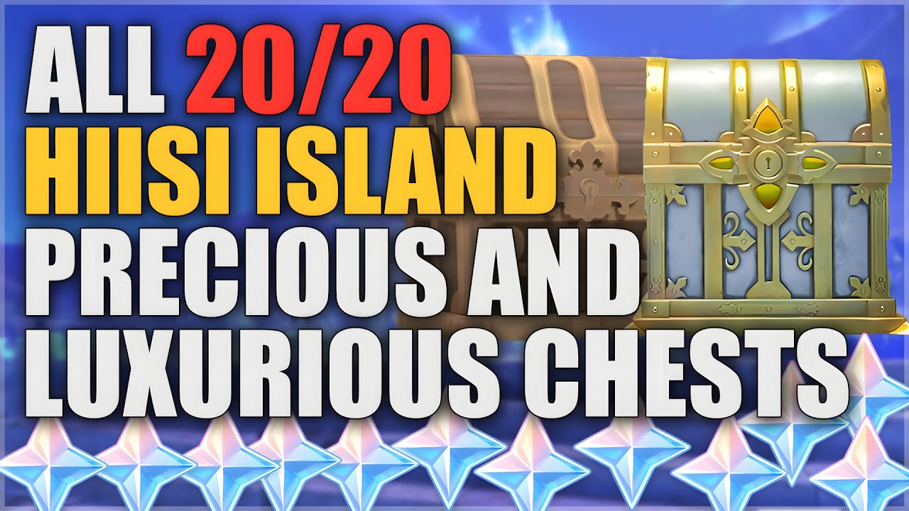 All Hiisi Island Precious and Luxurious Chests Locations Genshin Impact ...
