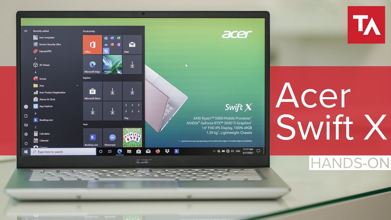 Acer Swift X: An Ultrabook with an RTX GPU!? - YouTube