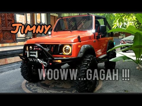 JIMNY MODIFIKASI KANVAS-TOP - YouTube