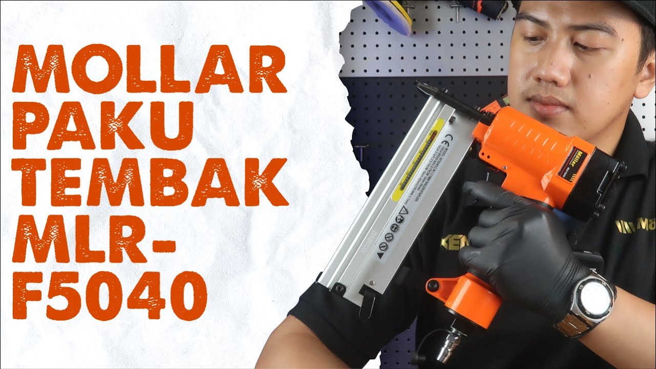 REVIEW & TEST MOLLAR F5040 MESIN PAKU STAPLES TEMBAK ANGIN KOMPRESOR ...