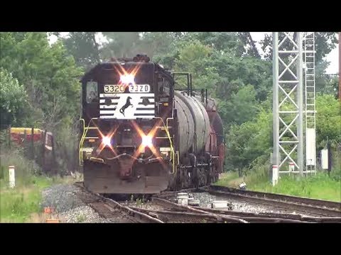 NS 3320 L73 SD40-2 Highhood Lima Ohio - YouTube