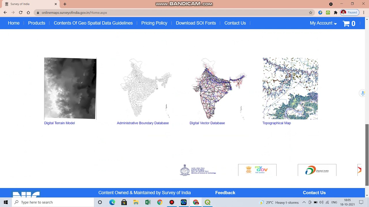 How to download Toposheet from Survey of India in FREE - YouTube