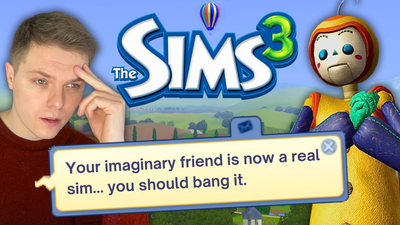 I made my imaginary friend real in The Sims 3 (so I could Woohoo it ...