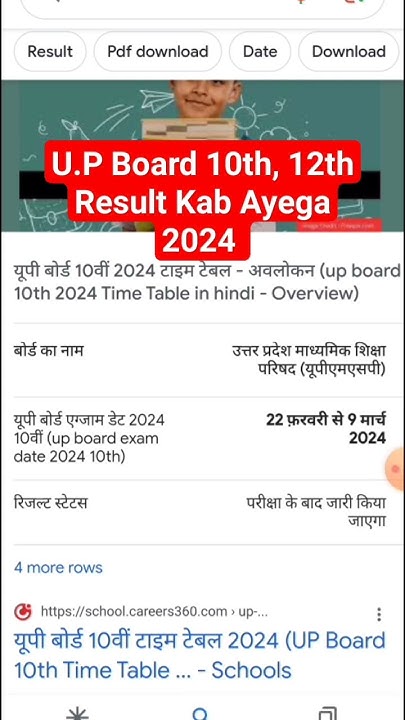 Up Board Result Kab Ayega 2024 Highschool Result Kab Ayega Intermediate