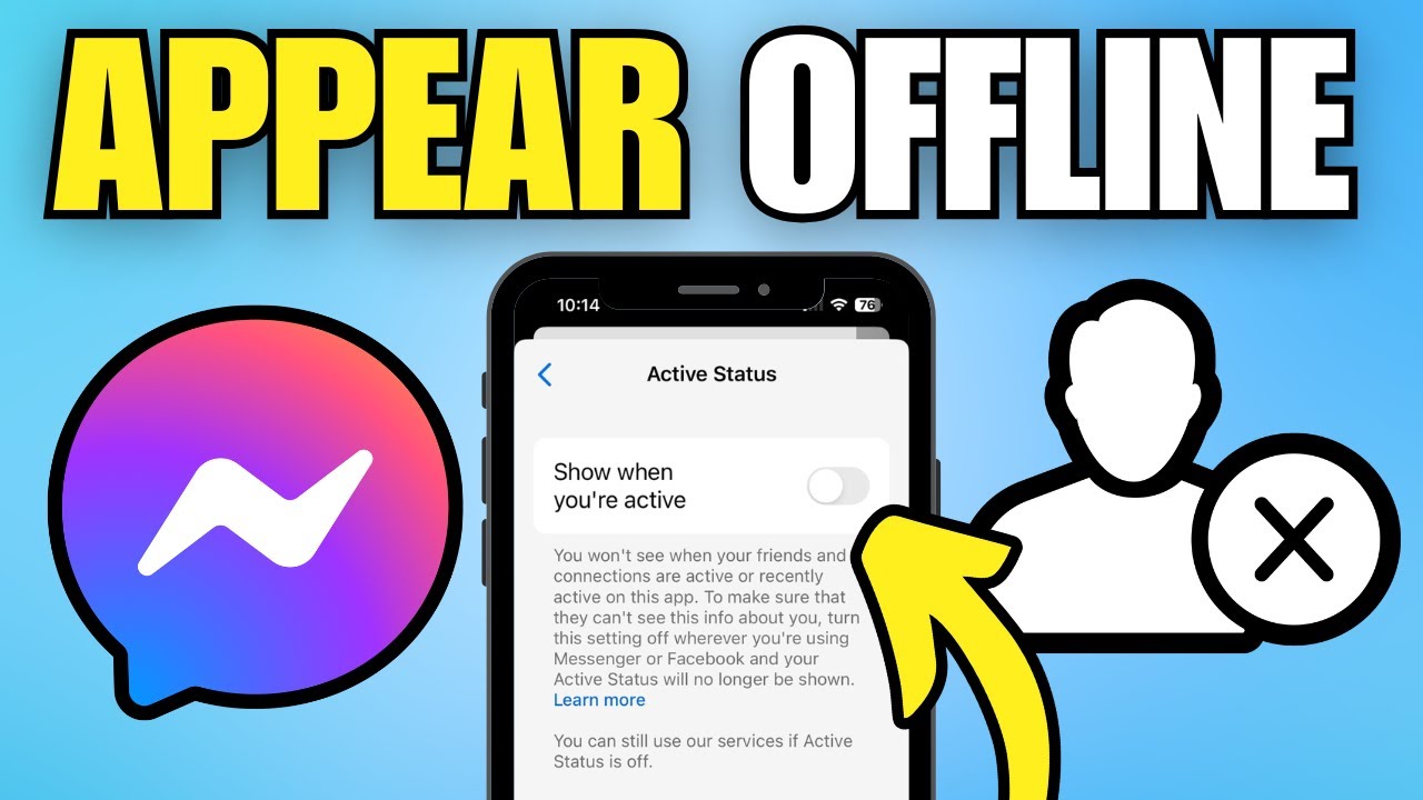 How To Appear Offline in Facebook Messenger (Hide Active Status) - YouTube
