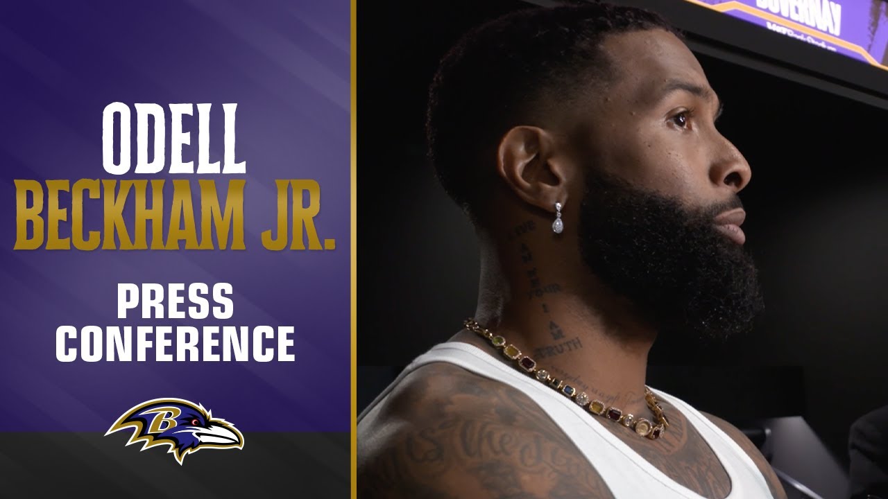 Odell Beckham Jr. Breaks Down Touchdown Celebration | Baltimore Ravens ...