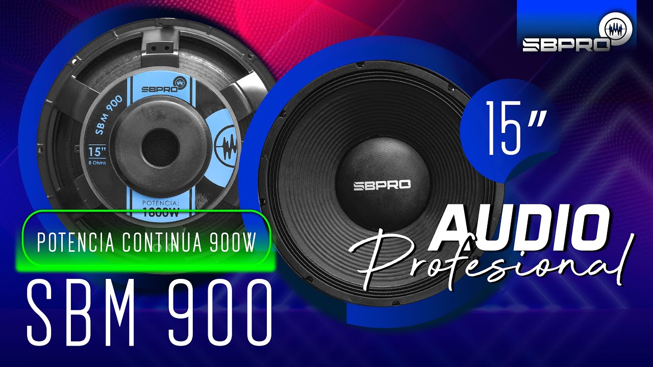 Bocina - SBM900 / SBPRO Audio Profesional - YouTube