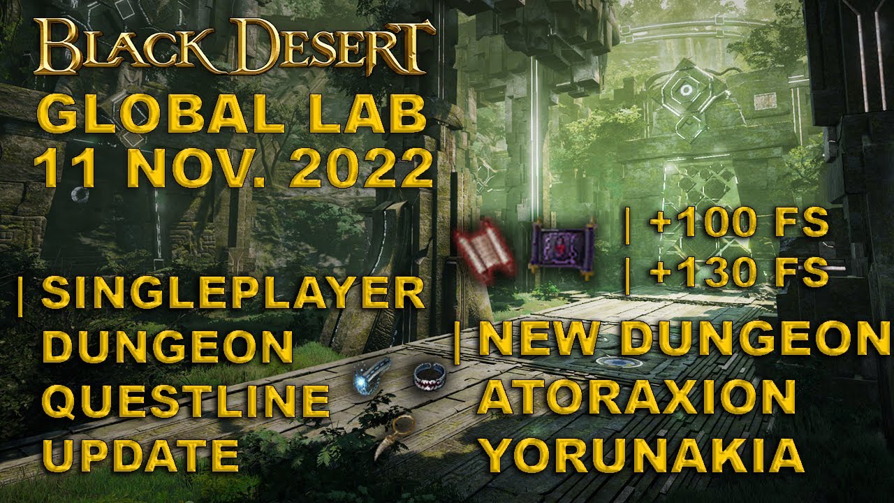 BDO | Global Lab | New(3rd) Atoraxion Announced | Singleplayer ...