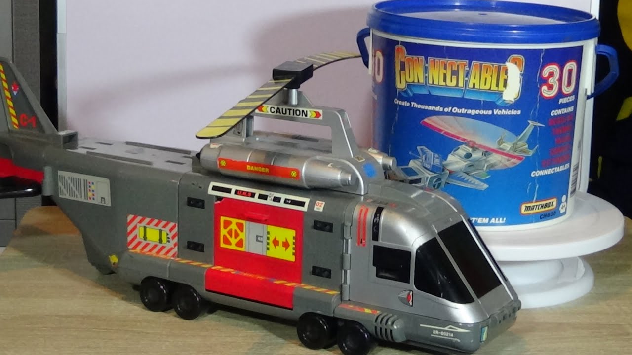 Matchbox Connectables 1990 Helicopter playset. - YouTube