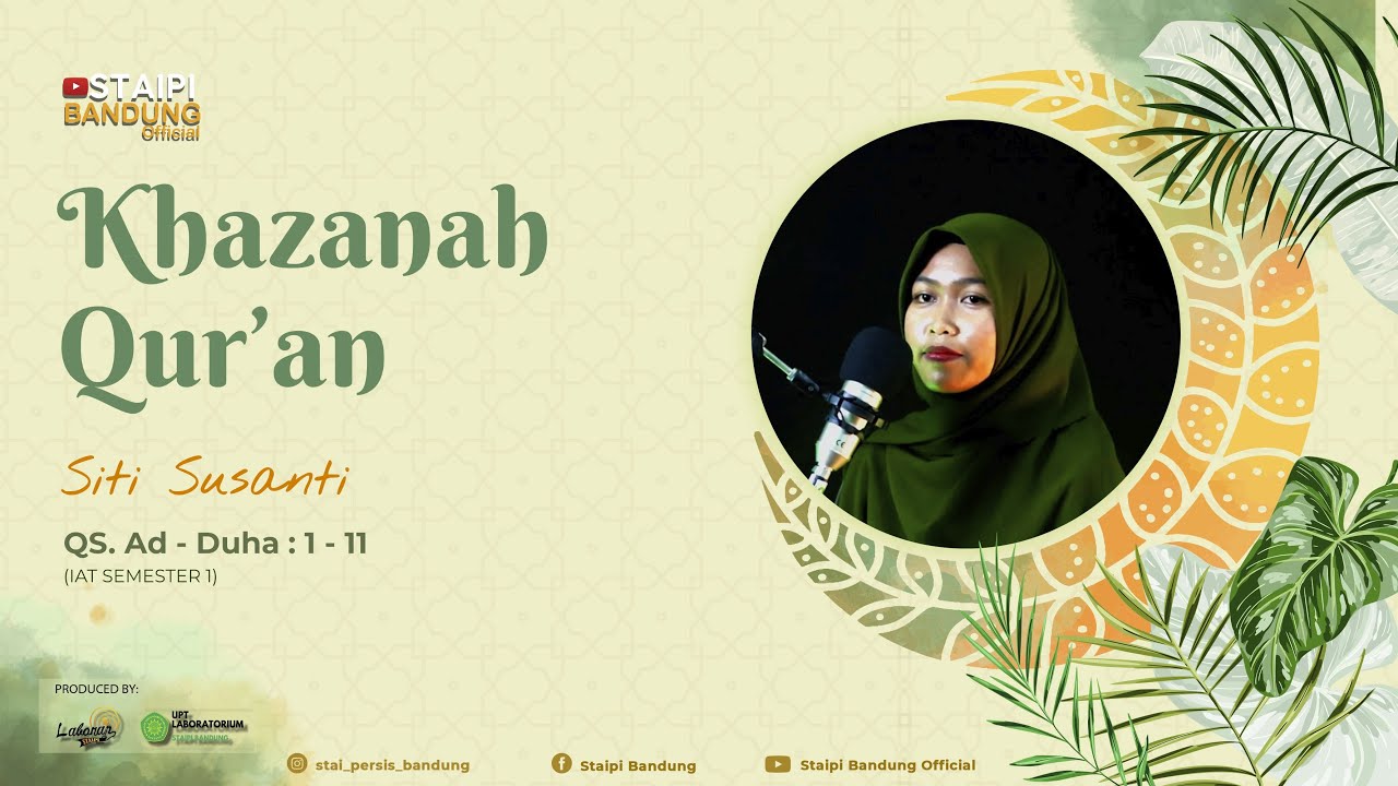 Q.S AD - DUHA 1-11 | SITI SUSANTI - YouTube