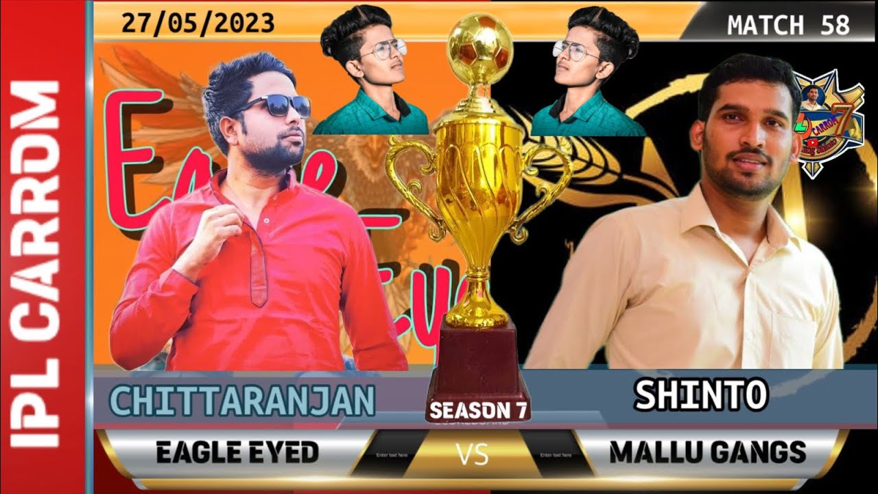 IPL CARROM SEASON 7 . 12 TEAMS | ( @CarromTournamentWorld shinto ...