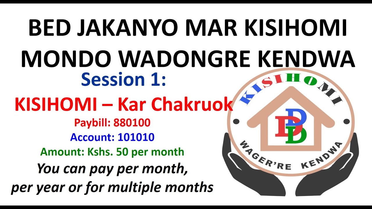 KISIHOMI Session 1 - Kar Chakruok by Dr. Kawango Agot - YouTube
