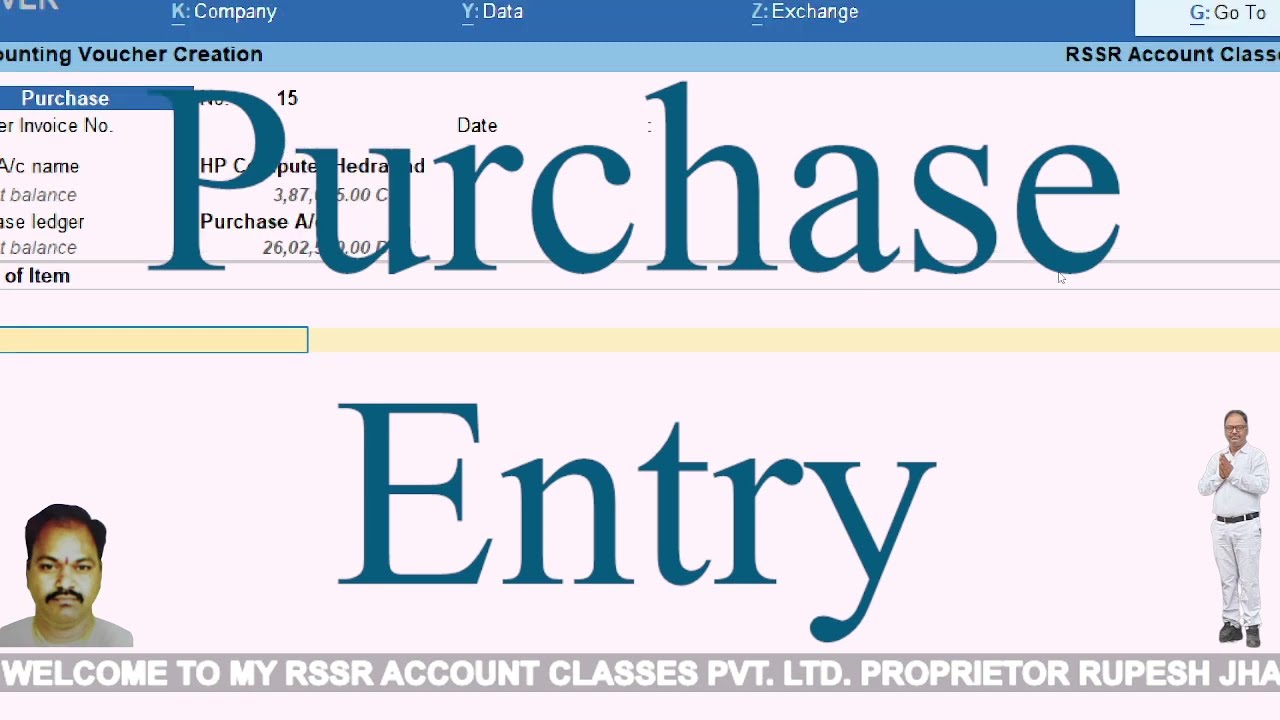 How To GST Purchase Entry In Tally Prime GST Purchase Bill Goods How To GST Purchase Entry In Tally Prime GST Purchase Bill Goods