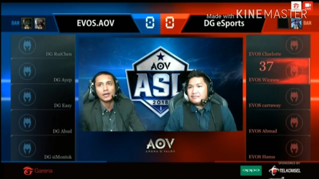 Full Match EVOS.AOV vs DG ESports - ASL 2018 Season 1 #Week 4 - YouTube