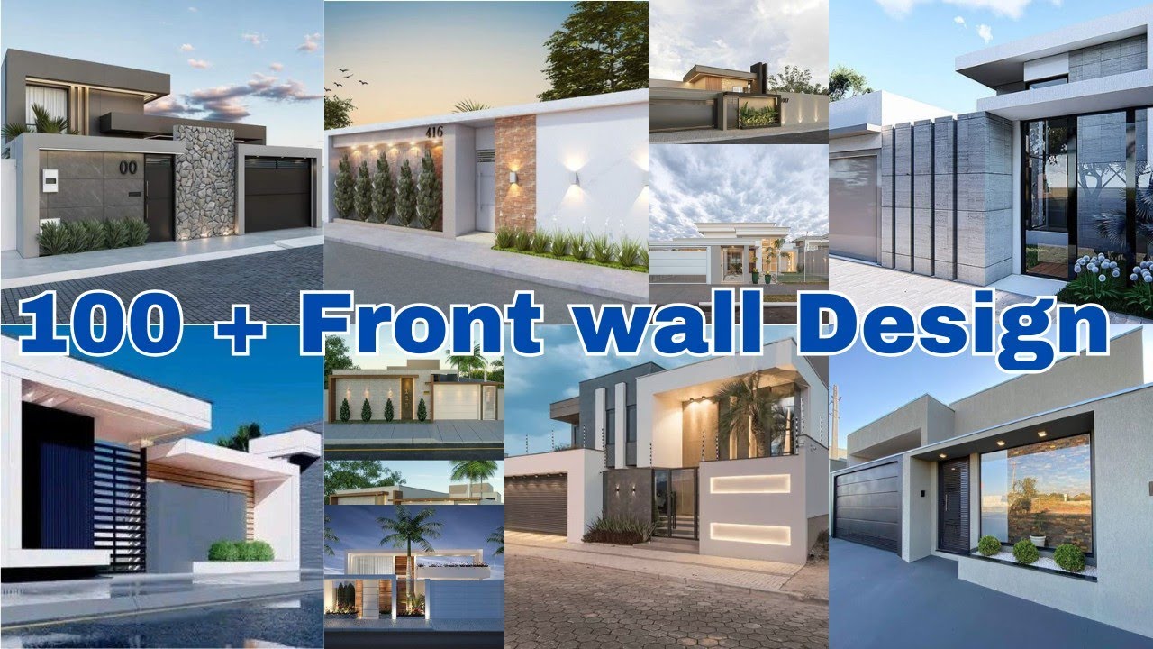 100+ Stunning Front Wall Designs to Transform Your Home - YouTube