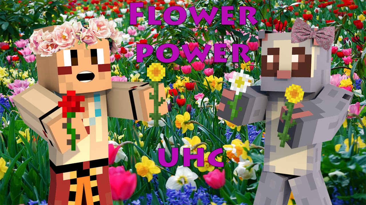 Minecraft -Flower Power UHC - I Love Flowers - YouTube
